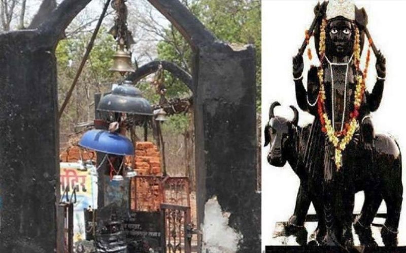 one of the rarest temple of lord shani where he is with his wife