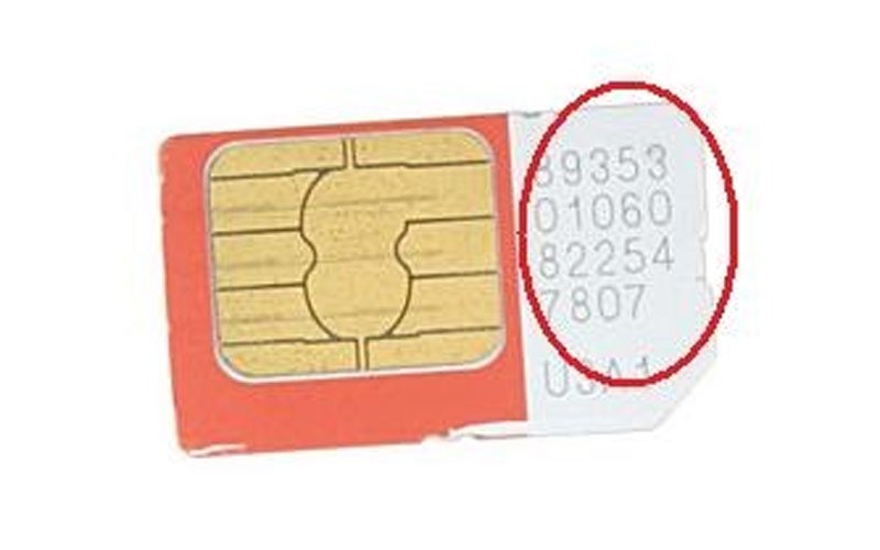 what does the numbers on the back side of sim card mean
