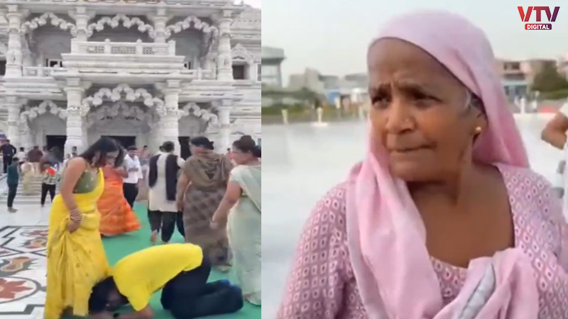 Vrindavan temple viral reel : VIDEO: બુદ્ધિ જેવુ છે કે નહીં! વૃદાવન ...